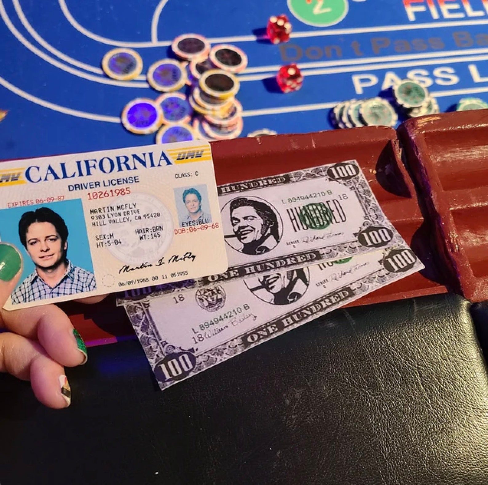 Marty Mcfly ID CARD Back to the Future Michael J Fox - Etsy