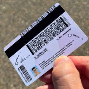 Mclovin ID With holographic Overlay High Definition Print Free Stamp ...