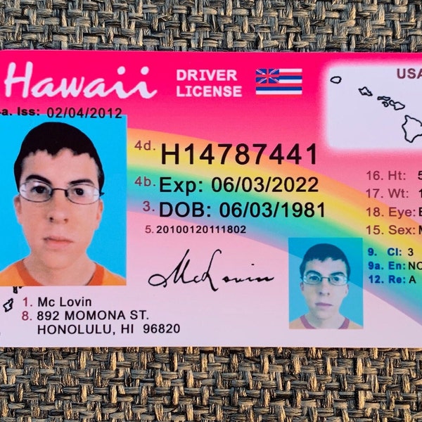 Mclovin Drivers License - Etsy