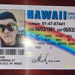 Tarjeta de identificación de McLovin de la película Superbad - Etsy España