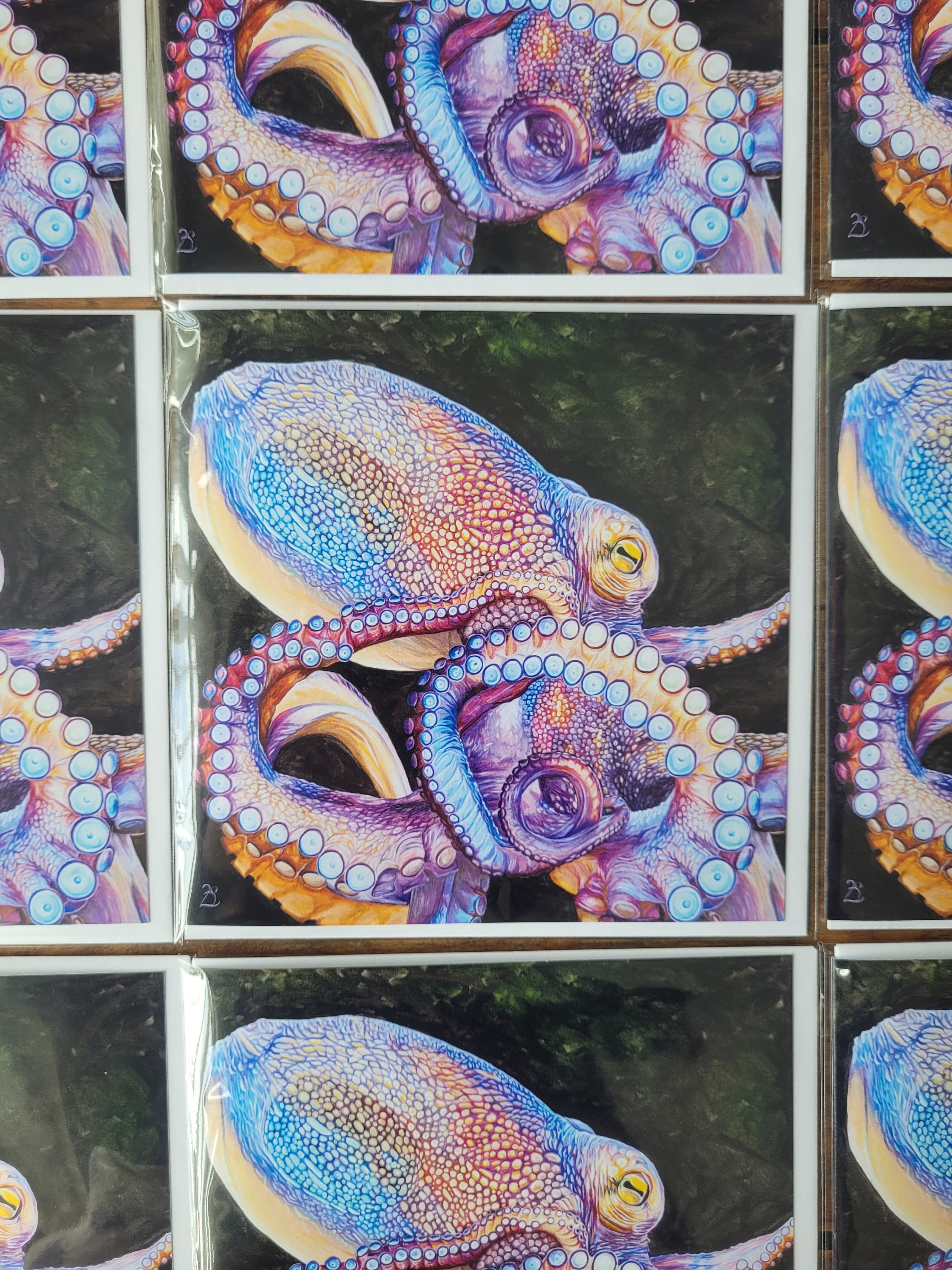 Octopus Card, Octopus, Octopus Gift, Card for Octopus Lovers, Unusual ...