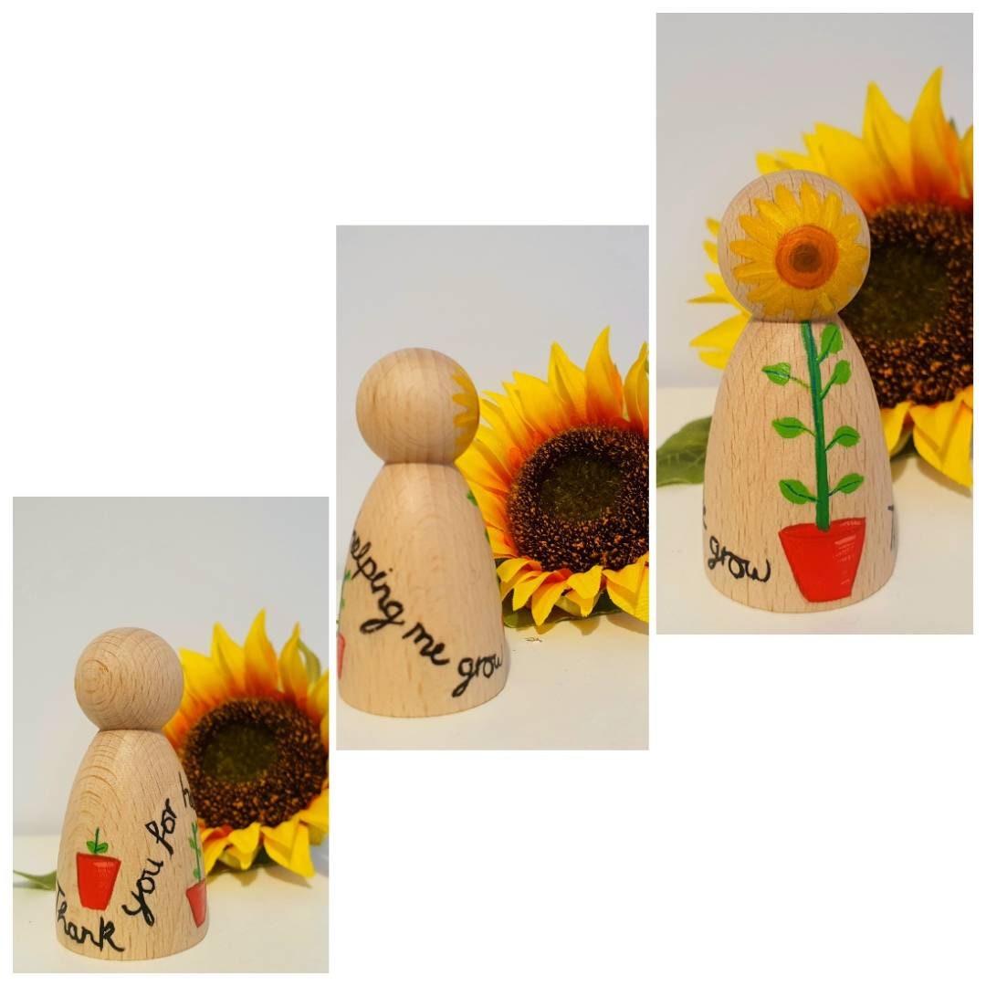 Thank You Teacher Peg Doll - Etsy