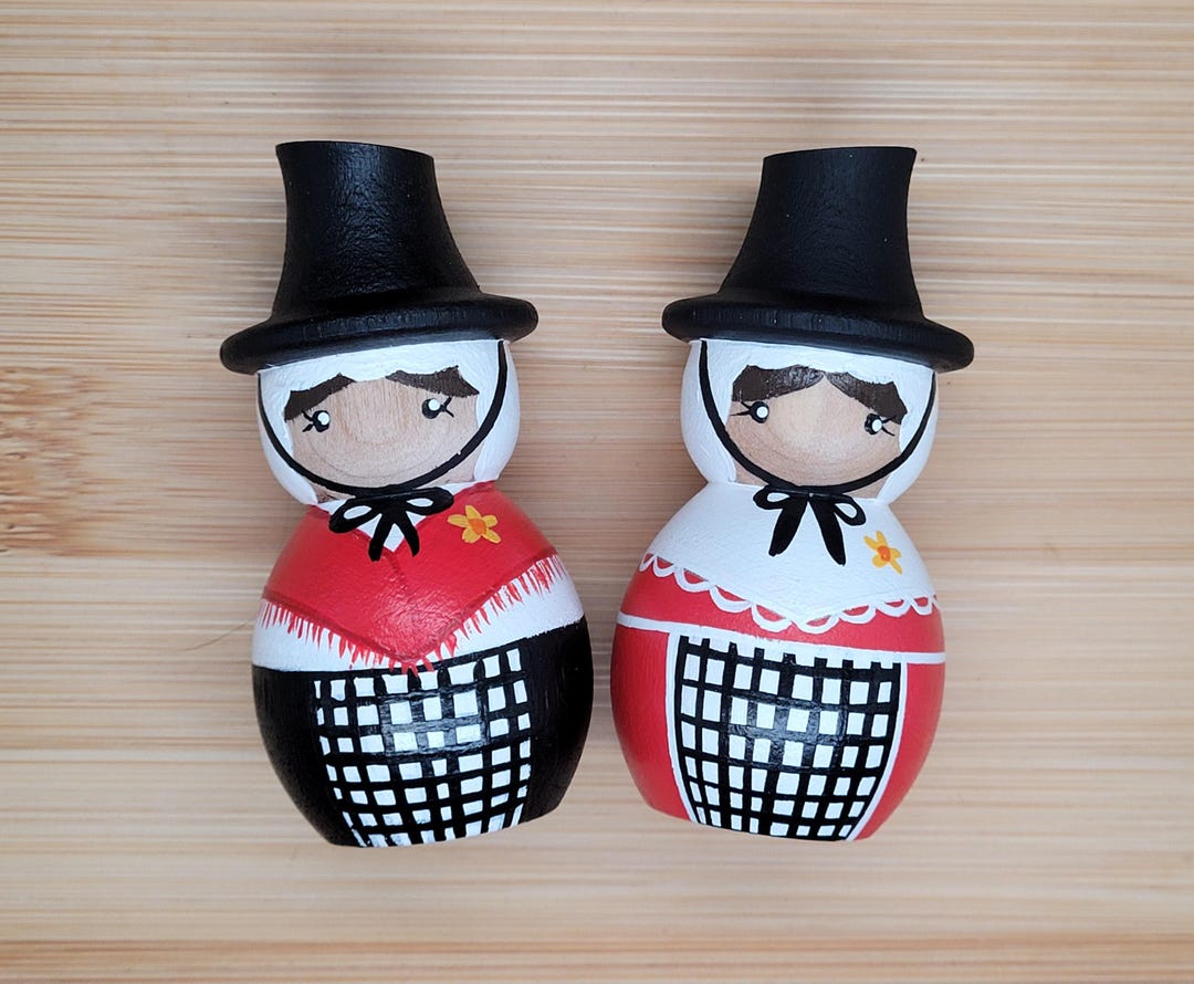 Wooden Welsh Ladies, Peg Doll, Wooden Toy, Welsh Gift, Home Decor - Etsy