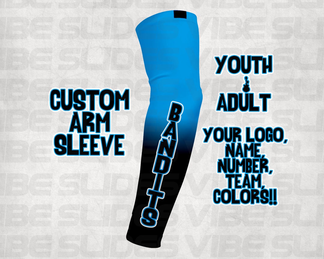 Athletic Arm Sleeves Custom Sport Baseball Softball Football Soccer ...