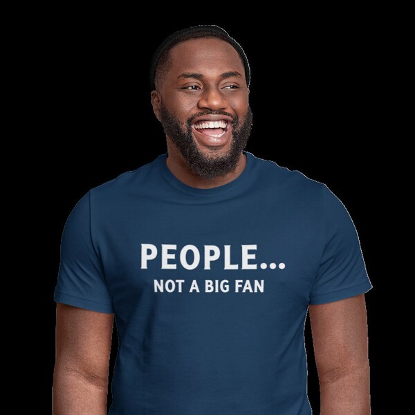 People Not a Fan Shirt - Etsy