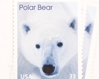 Polar Bear Stamps | Etsy