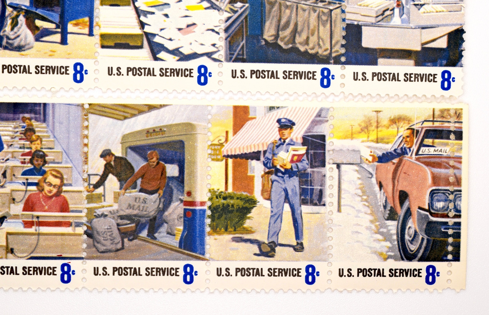 Postal People Vintage USPS Stamps Unused Postage 1973 USPS | Etsy