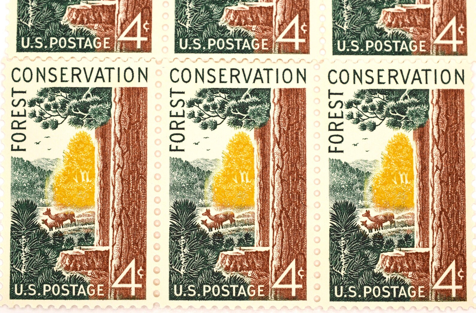 Vintage Forest Conservation Stamps Unused U.S. Postage for | Etsy