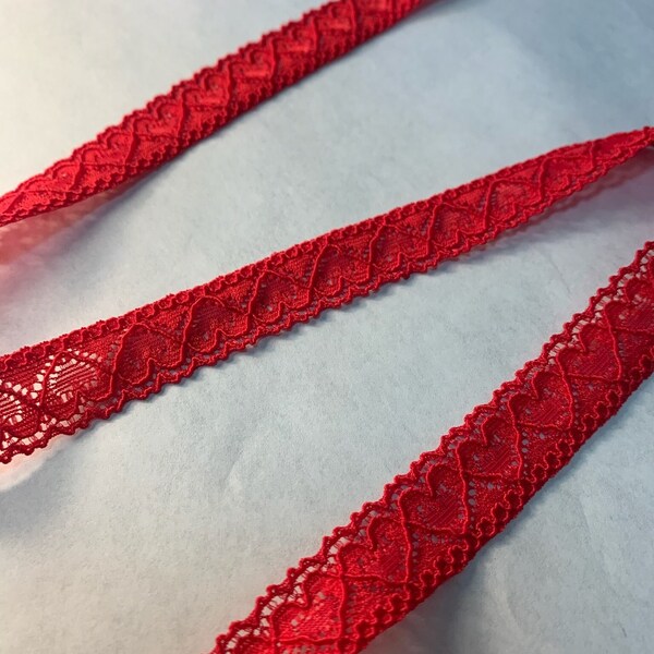 Heart Lace Trim - Etsy