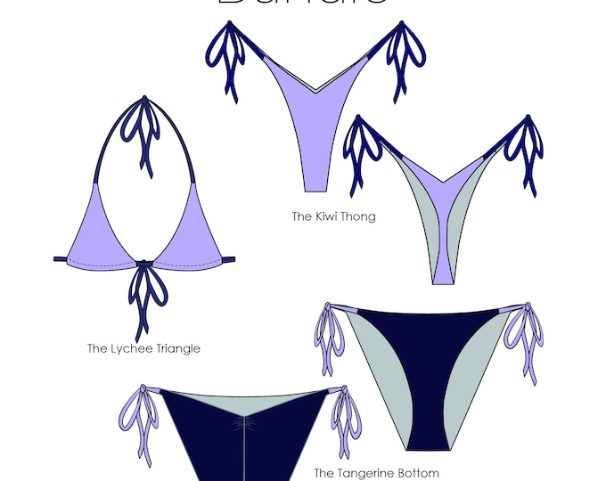 Bikini Bottom Pattern Bundle | DIY Bikini | PDF Sewing Pattern - Etsy ...