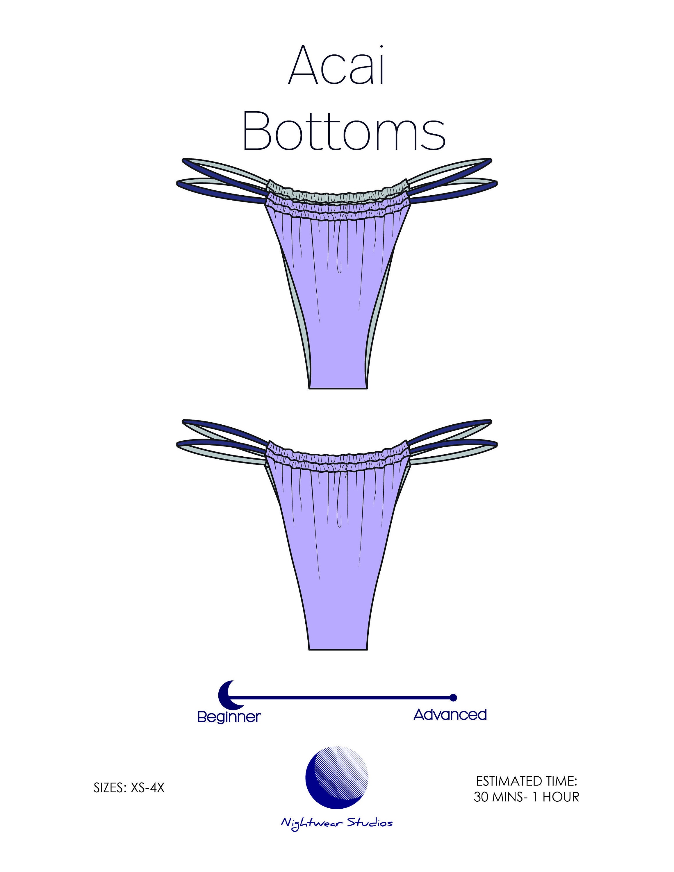 Bikini Bottom Pattern Bundle | DIY Bikini | PDF Sewing Pattern - Etsy