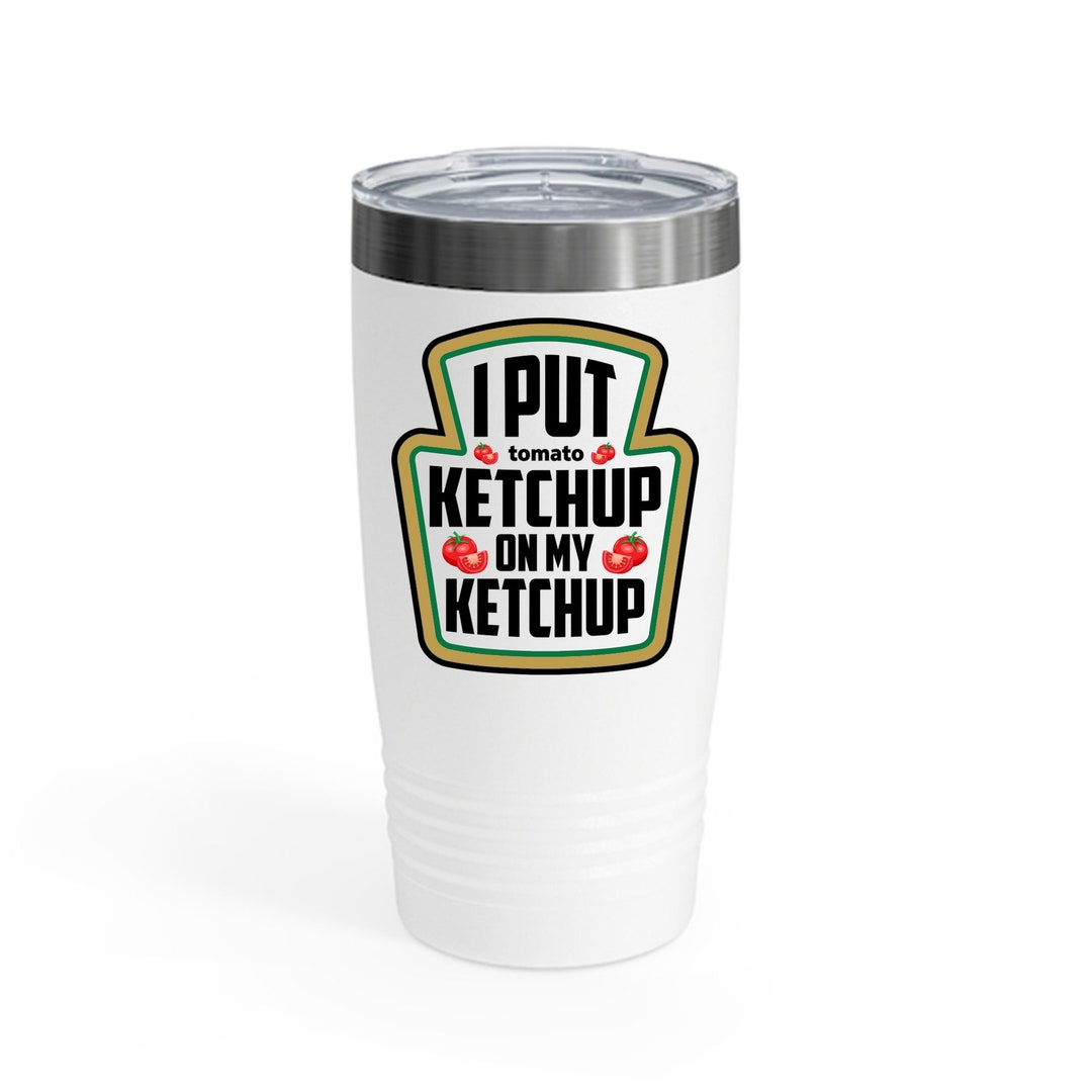 Funny Tomato Katchup Halloween Mug I Put Ketchup on My Ketchup Ringnek ...