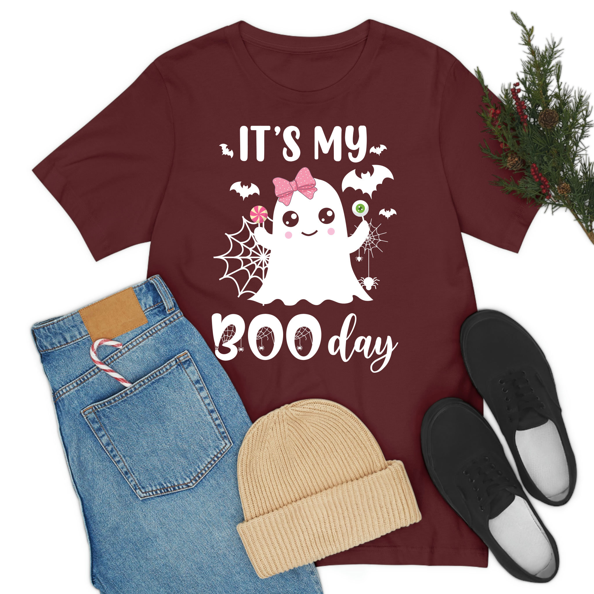 Funny Its My Boo Day Cute Birthday Ghost Pink Bow Funny - Etsy