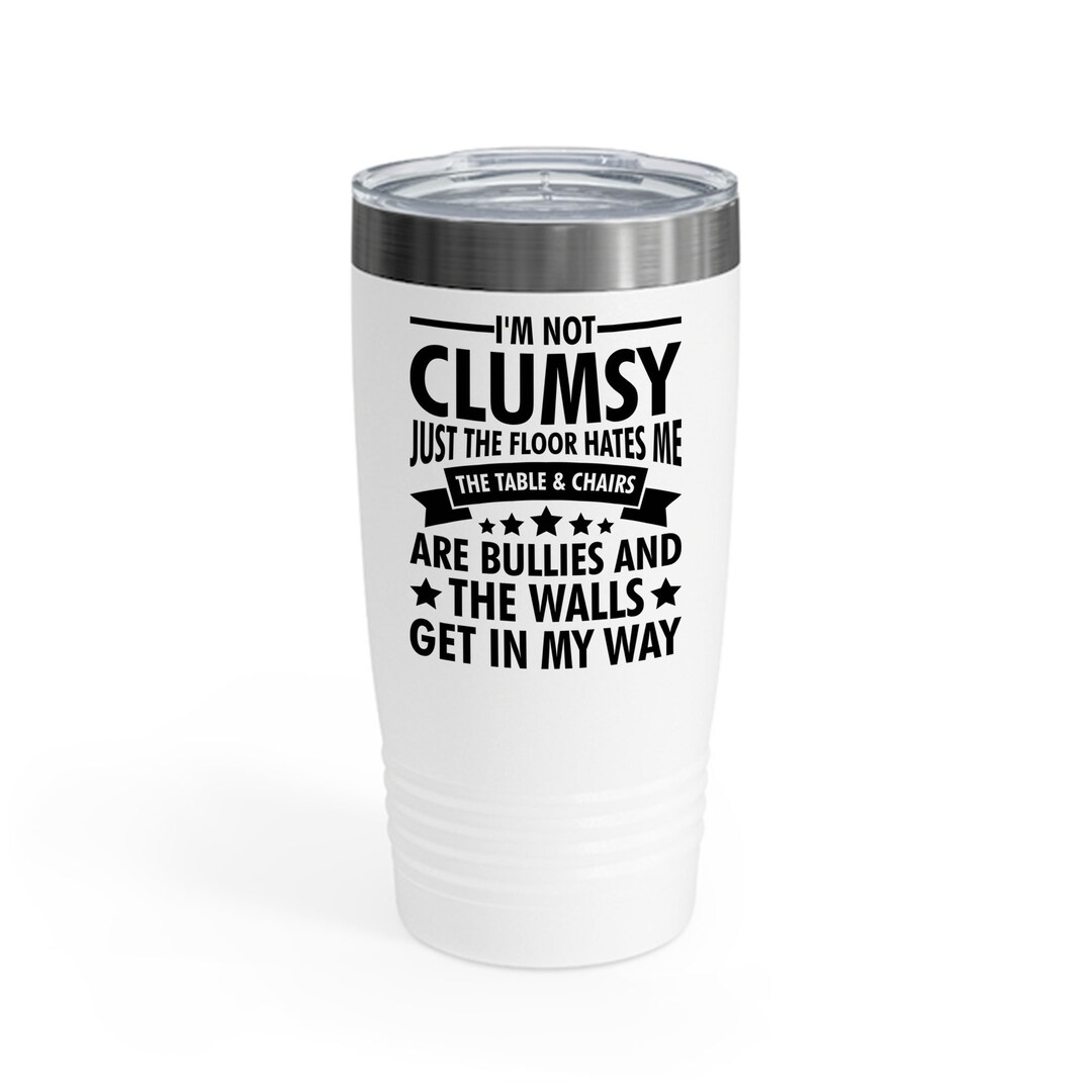 Funny Clumsy Mug I'm Not Clumsy Hilarious Retro Vintage Ringneck ...