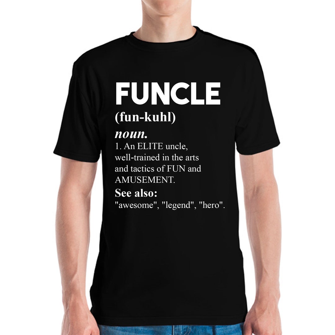 Funny Funcle Definition Gifts for Uncle Fathers Day T-shirt for Men - Etsy