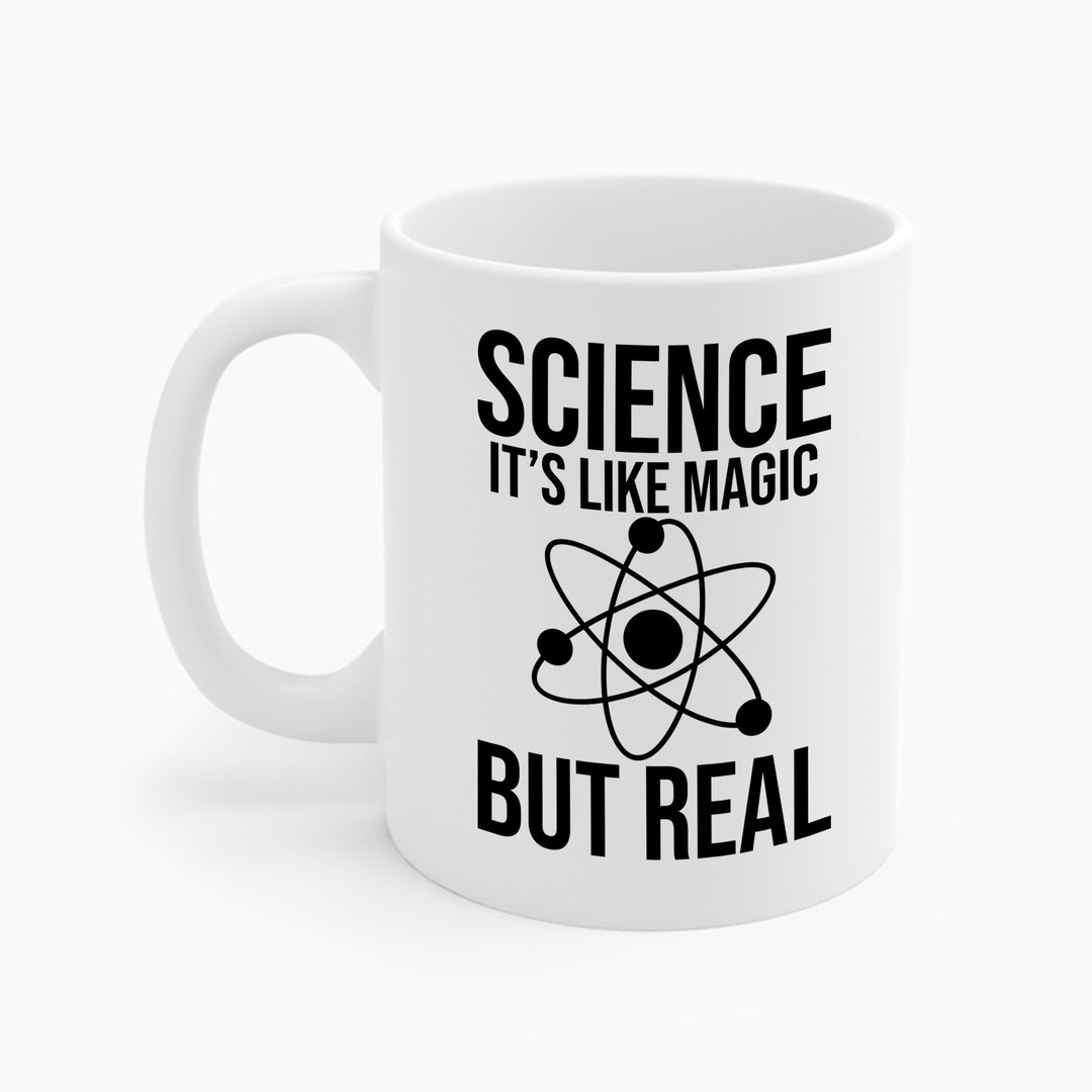 Periodic Table Student Science Its Like Magic but Real Nerd Coffee Mug ...