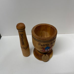 Pilon De Madera Puertorriqueño 1 Láser Engraving Puerto Rico - Etsy