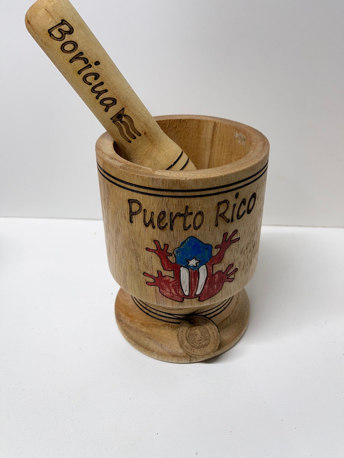 Pilon Para Mofongo Puerto Rico 3 Souvenir Puertorriqueño Paint - Etsy