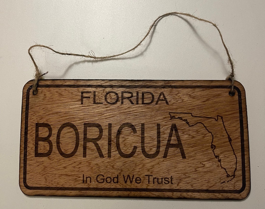 Boricua En La Florida Boricua Puerto Rico Souvenir Boricua USA - Etsy