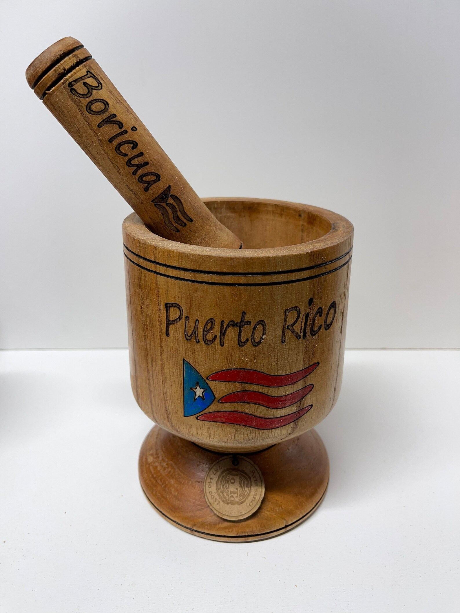 Pilon Para Mofongo Puerto Rico 3 Souvenir Puertorriqueño Paint - Etsy