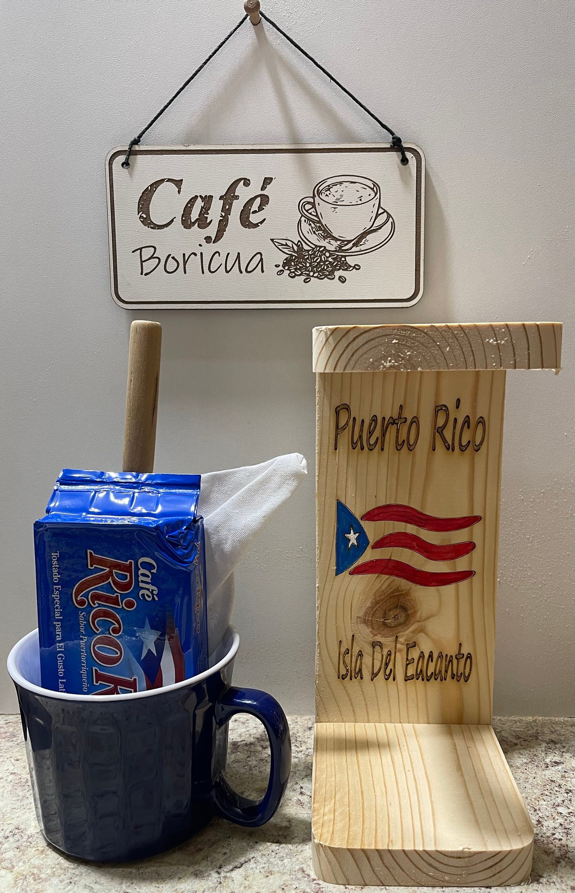 Colador De Cafe Puerto Rico