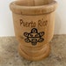 Pilon Para Mofongo Puerto Rico 2 Souvenir Puertorriqueño Wood Mortar ...
