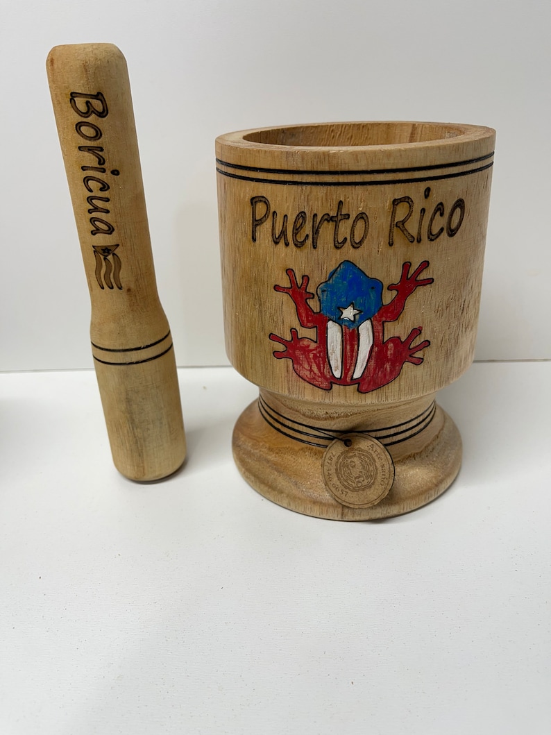 Pilon Para Mofongo Puerto Rico 3 Souvenir Puertorriqueño Paint - Etsy