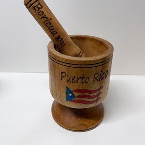 Pilon Para Mofongo Puerto Rico 3 Souvenir Puertorriqueño Paint Pr Wood ...
