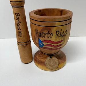 Pilon De Madera Puertorriqueño 1 Láser Engraving Puerto Rico - Etsy