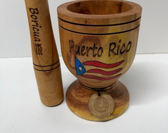 Pilon De Madera Puertorriqueño 1 Láser Engraving Puerto Rico Pilon ...