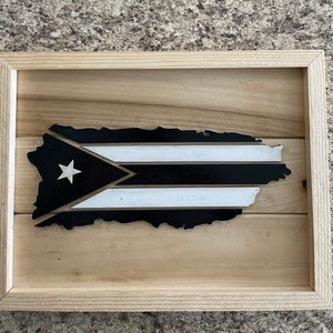 Puerto Rico Souvenir Laser Engraving Cut Engraving PR Puerto Rico Map ...