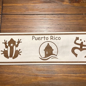 Puerto Rico Souvenir Wood Puertorriqueño Souvenir - Etsy
