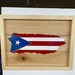 Cuadro De Puerto Rico Souvenir Laser Cutpuertorriqueño Pr - Etsy