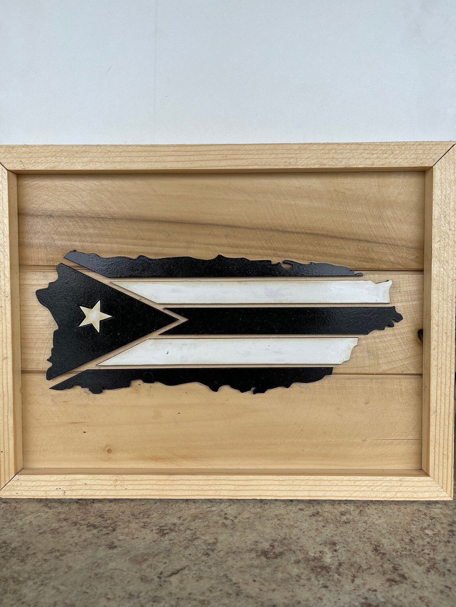 Cuadro De Puerto Rico Souvenir Laser Cutpuertorriqueño Pr - Etsy