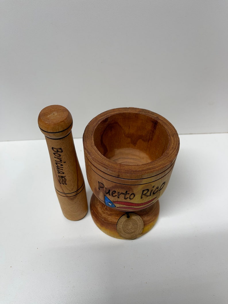 Pilon De Madera Puertorriqueño 1 Láser Engraving Puerto Rico - Etsy