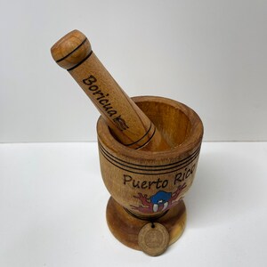 Pilon De Madera Puertorriqueño 1 Láser Engraving Puerto Rico - Etsy