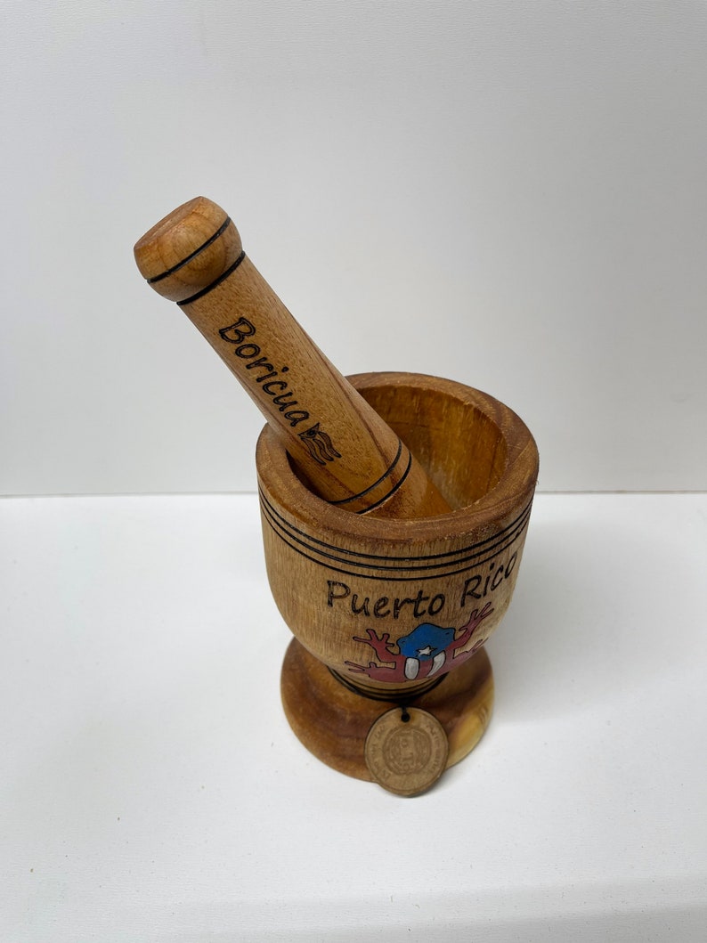 Pilon De Madera Puertorriqueño 1 Láser Engraving Puerto Rico - Etsy