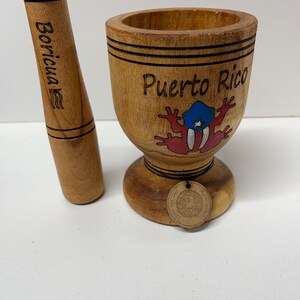 Pilon De Madera Puertorriqueño 1 Láser Engraving Puerto Rico - Etsy