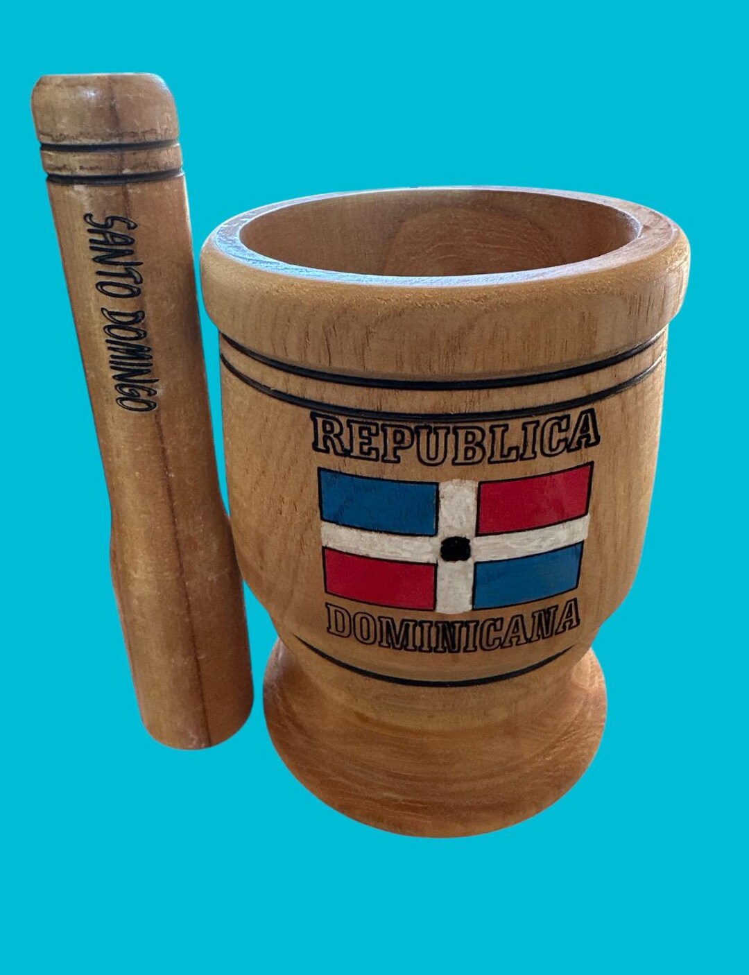 Pilon Custom Diseño Para Tu Negocio Mofongo Wood Mortar Engraving Laser ...