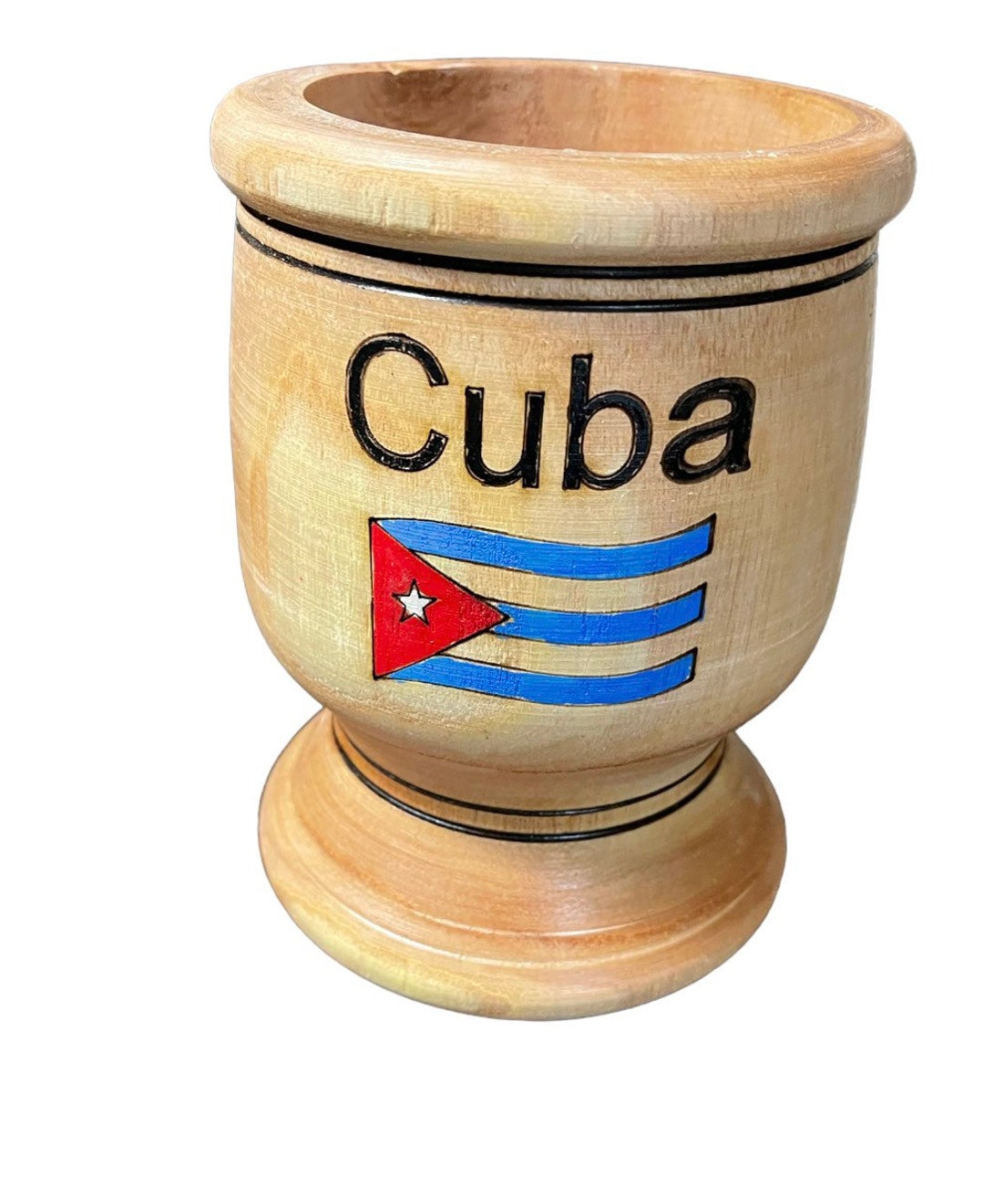 Pilon Custom Diseño Para Tu Negocio Mofongo Wood Mortar Engraving Laser ...