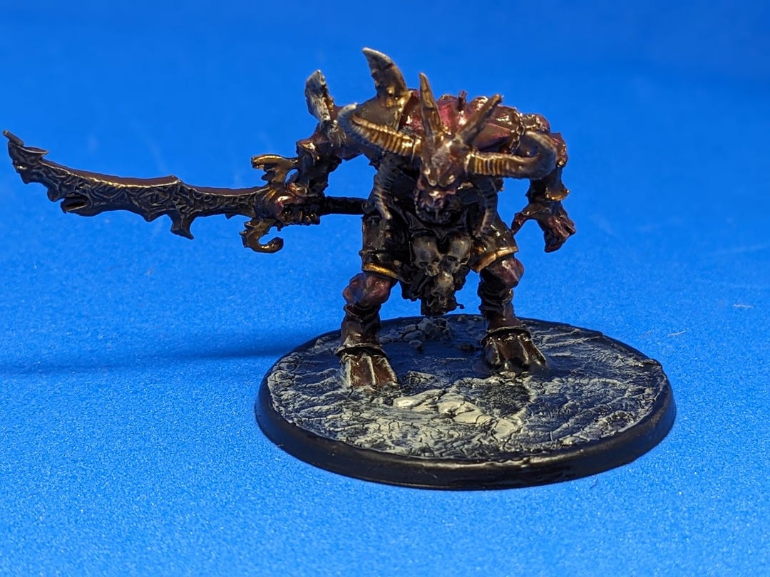 Lesser Demon Large Hand Painted Miniature for Dungeons and Dragons or ...