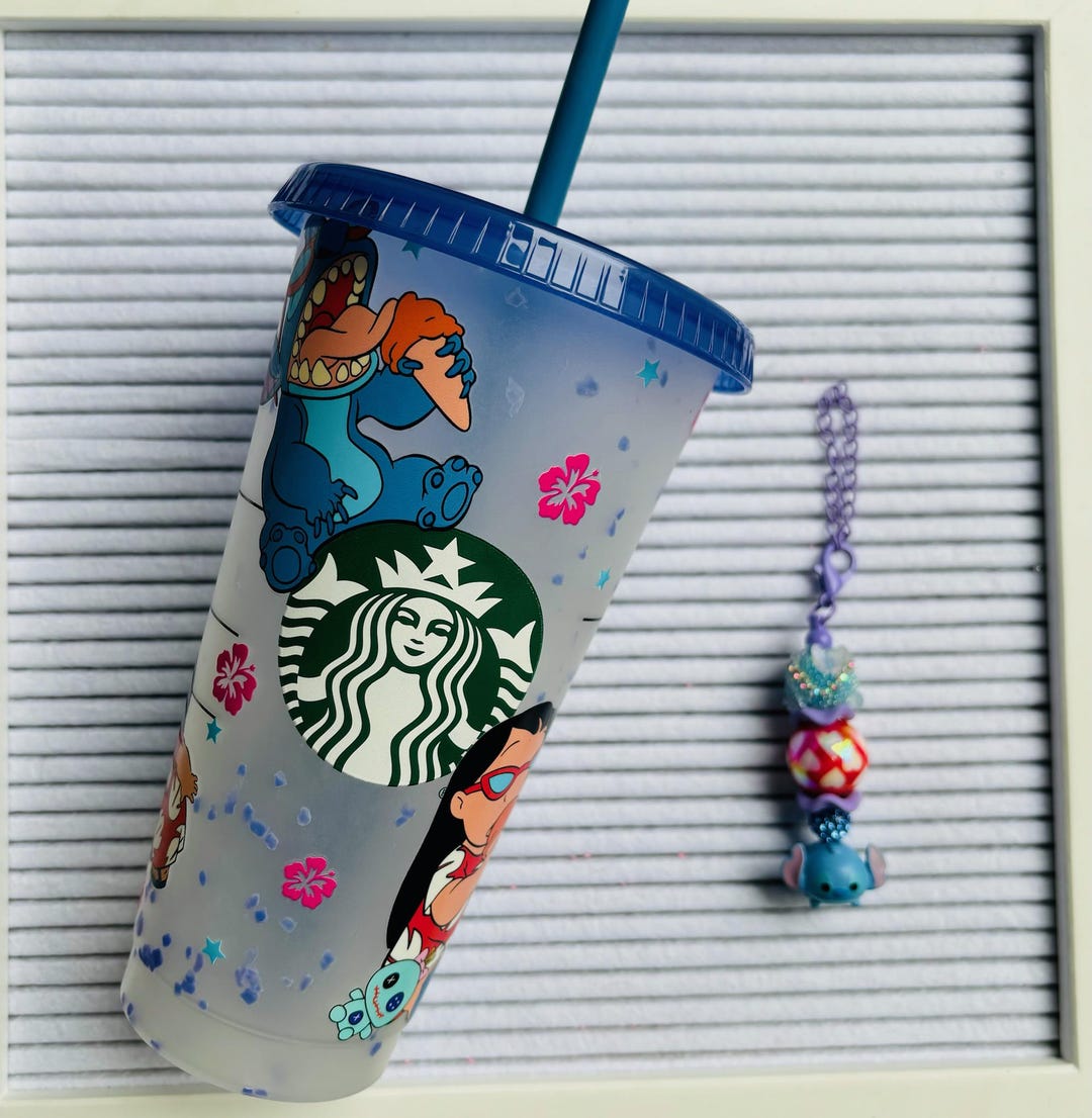 Lilo & Stitch Color Changing Tumbler With Cup Charm - Etsy