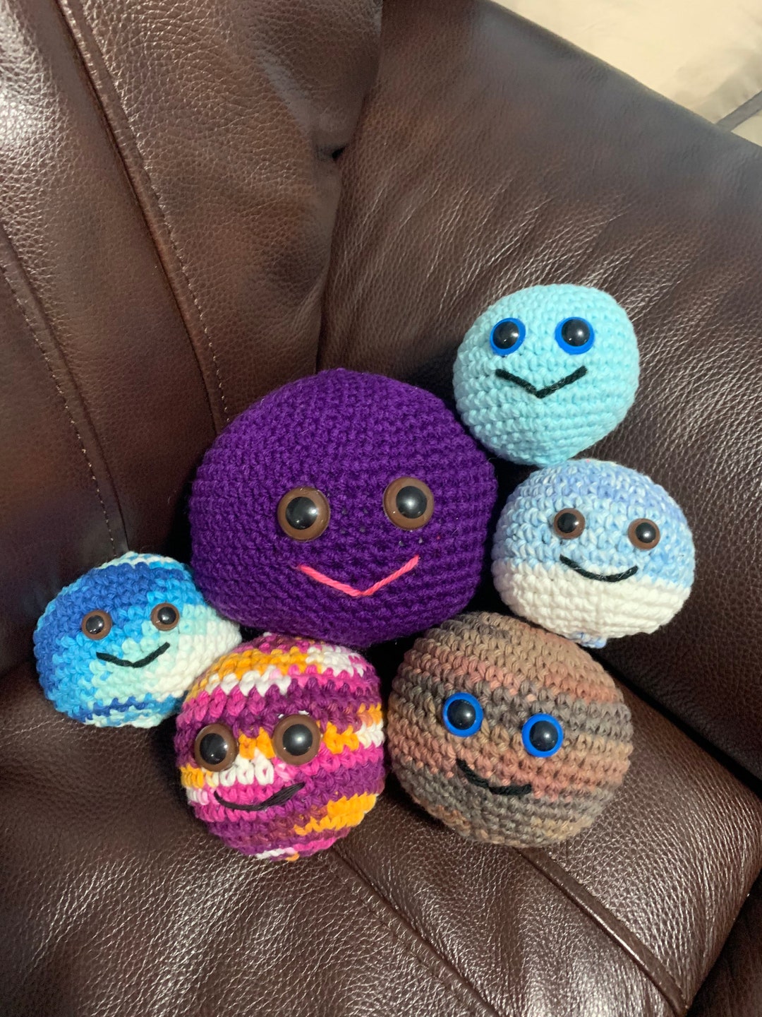 Cute Little Ball With Face | Plastic Safety Eyes | Amigurumi Stuffed ...