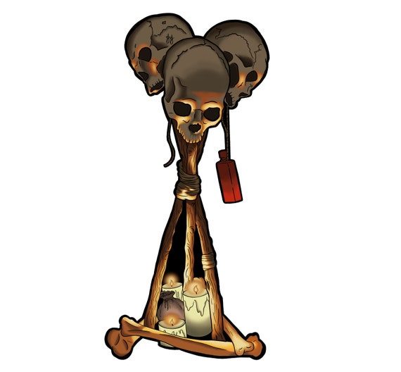 DBD Hex Totem Sticker - Etsy