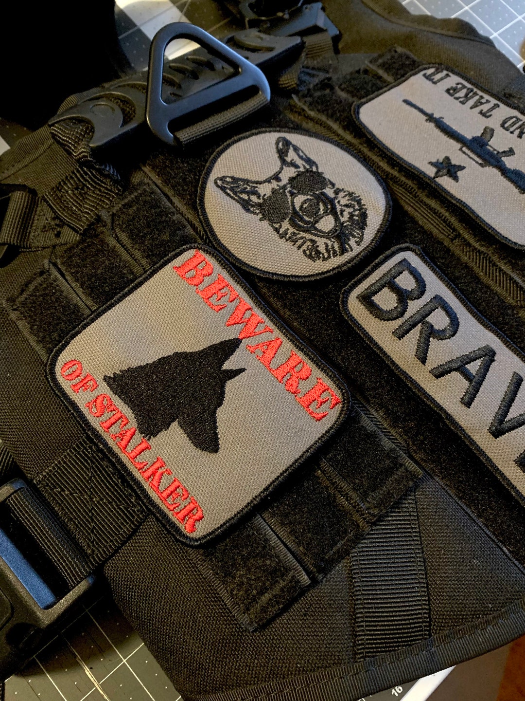 German Shepherd Patch, Vest Harness Patches, Guard Dog Patch, Training ...