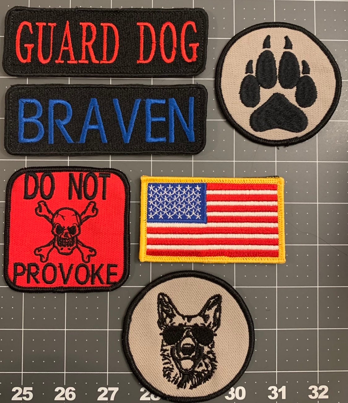 Harness Patches German Shepherd Vest Harness Patches Ready to - Etsy