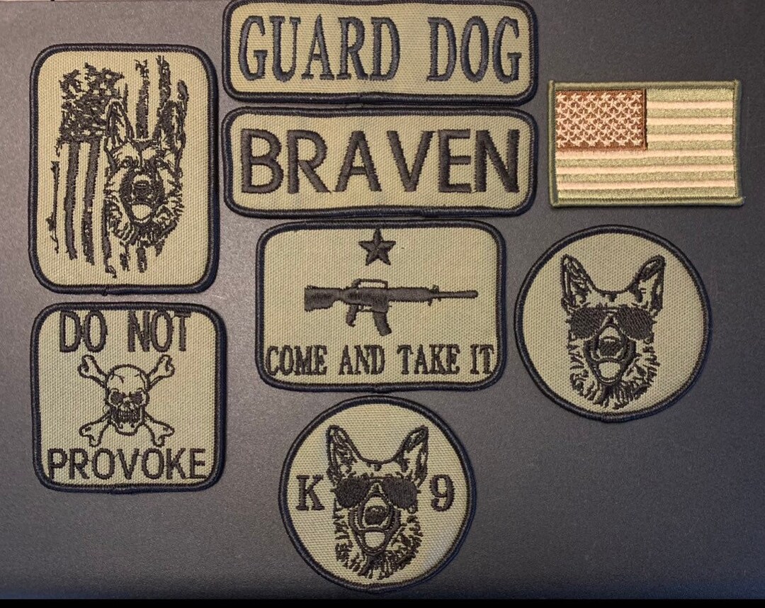 Harness Vest Patches, Do Not Provoke, K9 Patches, Working Dog Patch, Guard Dog Patch, Flag Patch ...