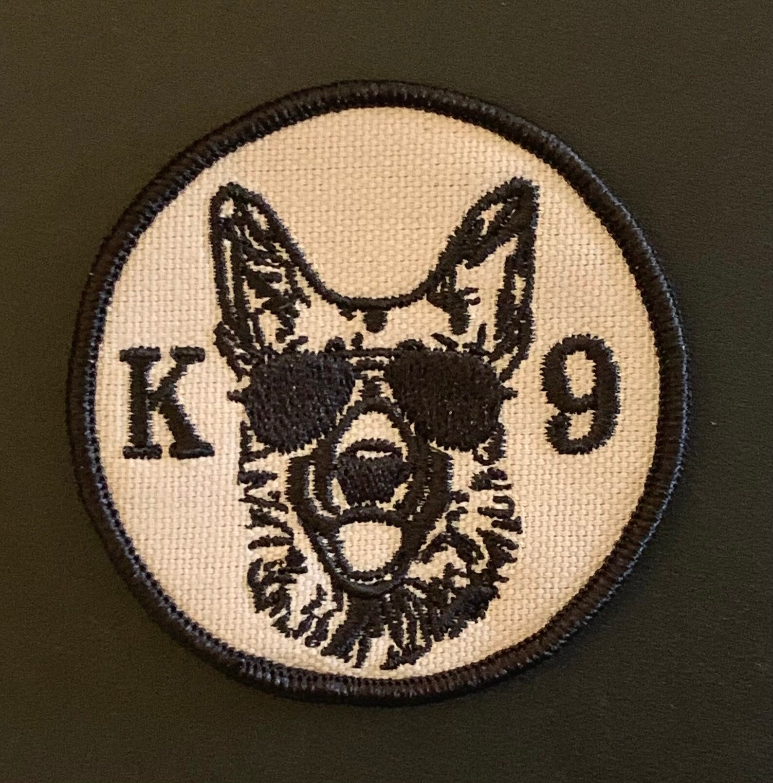 K9 German Shepherd Embroidered Patch, Dog Vest Applique - Etsy