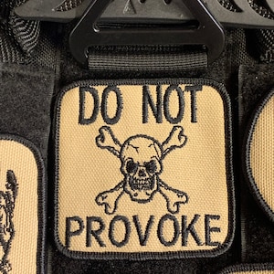 Guard Dog Patch, Shepherd Flag Patch, Do Not Provoke Patch. Dog Vest ...
