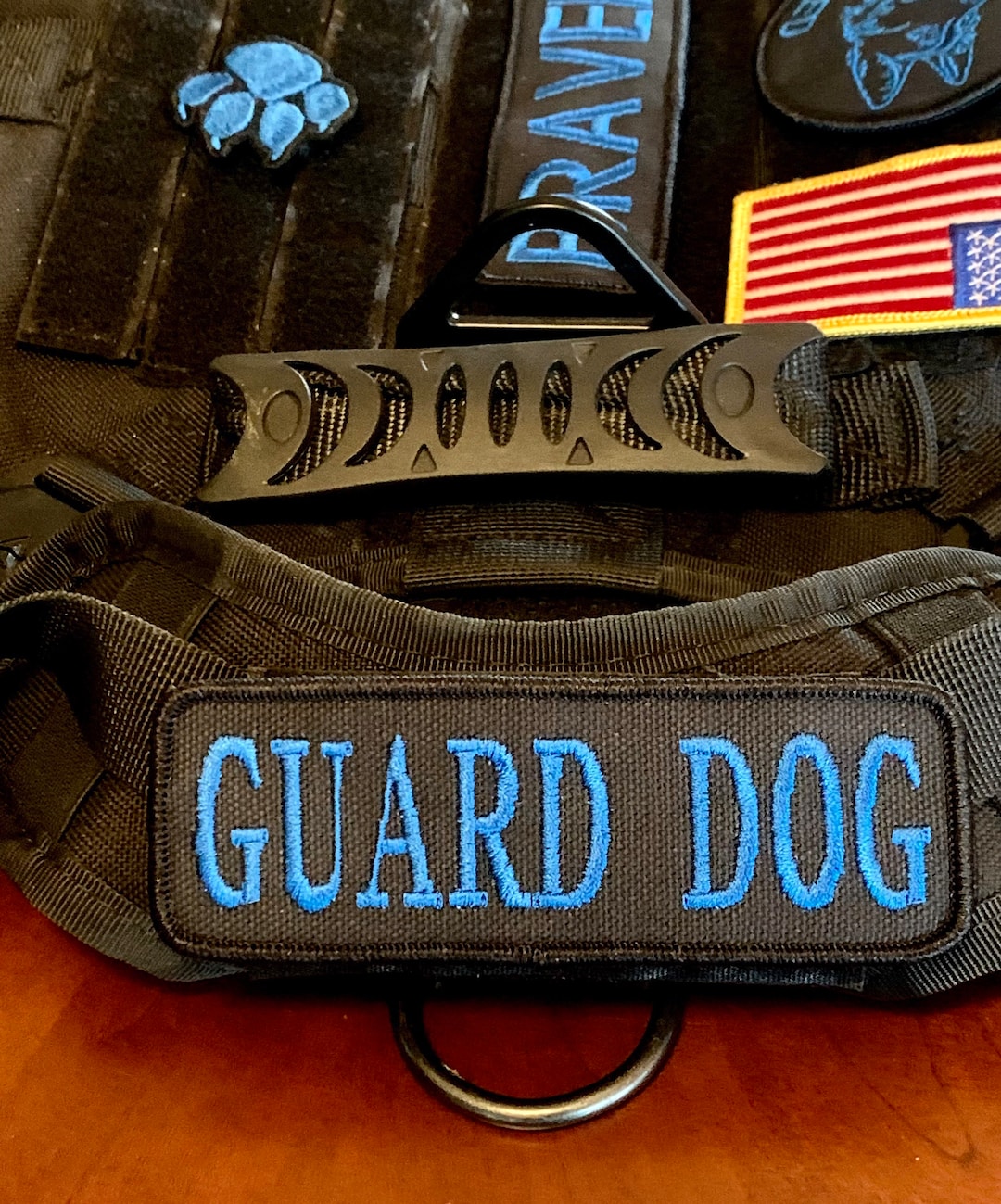 German Shepherd Patches Ready to Attach to Dog Vest / Harness. Dog Vest ...